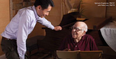 Ephraim Engleman, MD PS'37 and Peter Liou, MD PS'13 | Office of Development